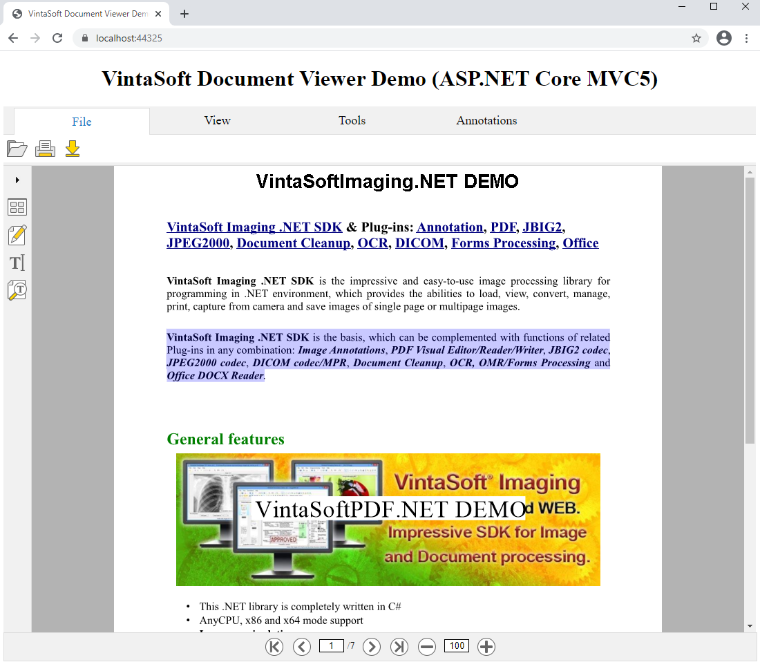Add Web Document Viewer To An ASP NET MVC5 Application