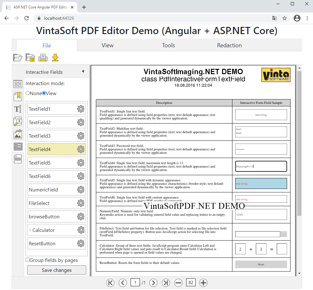 VintaSoft Imaging .NET SDK 10.0 has been released