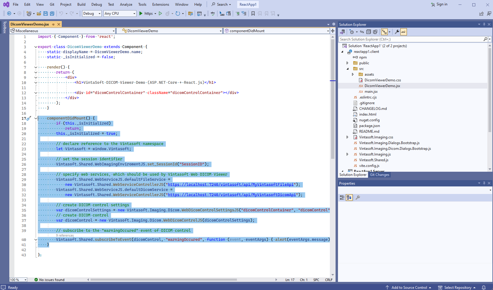 Add Web Dicom Viewer To A React And Aspnet Core Application