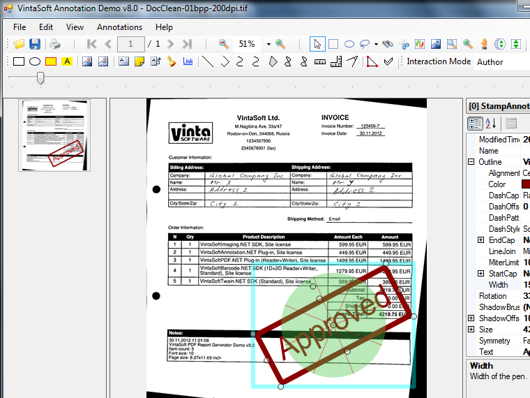 Viewing And Transforming Annotations Interaction With Annotations In Winforms