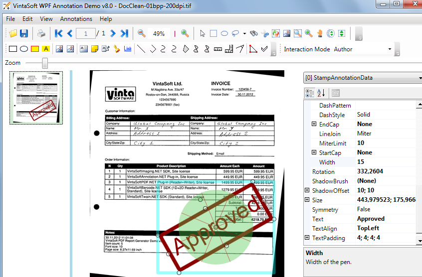 Viewing And Transforming Annotations Interaction With Annotations In Wpf