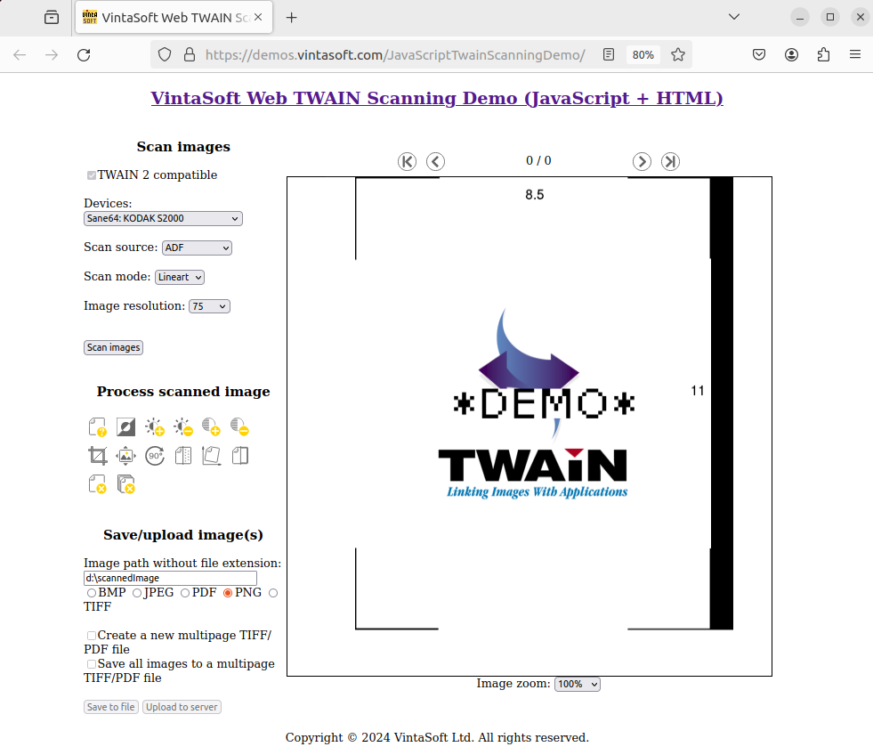 VintaSoft Twain .NET SDK 15.0 ha sido lanzado